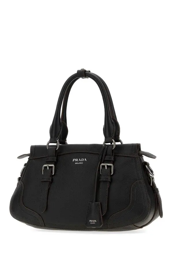 Prada Leather Handbag - Black
