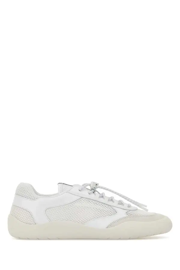 Prada Leather Sneakers - White
