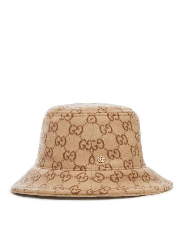 Gucci Gg Jacquard Wool Bob Hat