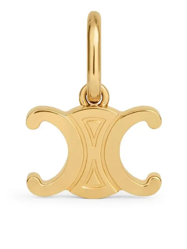 Celine Triomphe Charms In -finished Brass