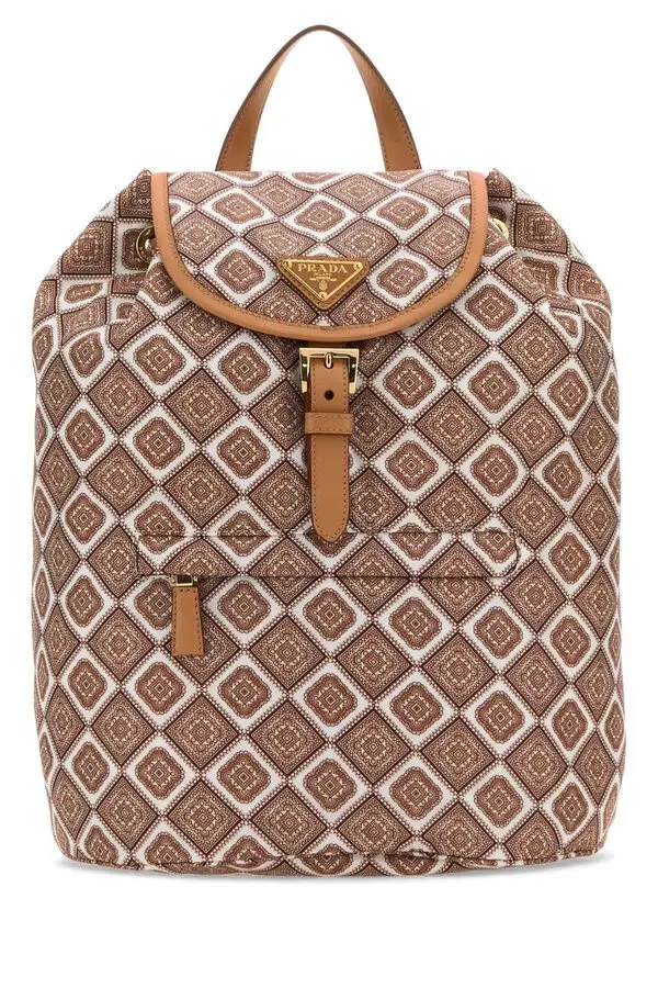 Prada Printed Re-nylon Backpack