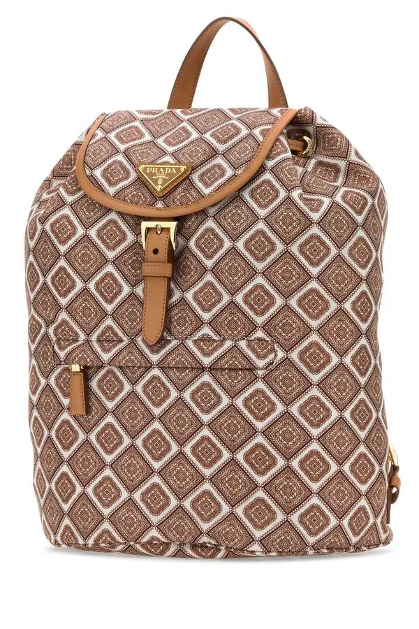 Prada Printed Re-nylon Backpack