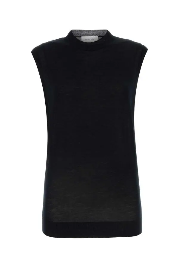 Sportmax Wool Blend Odissea Top - Black