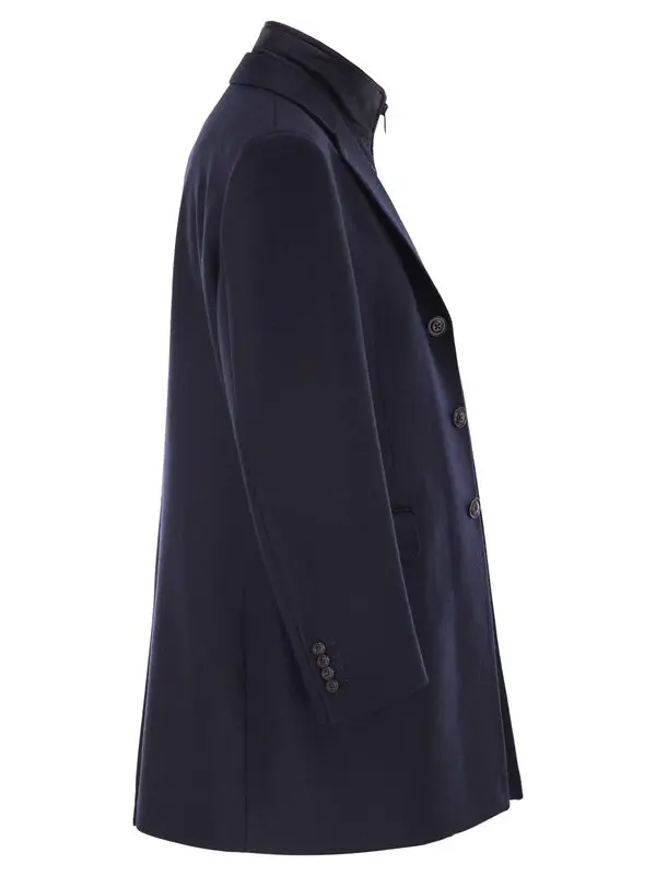 FAY Double Coat In Wool And Cashmere Cloth