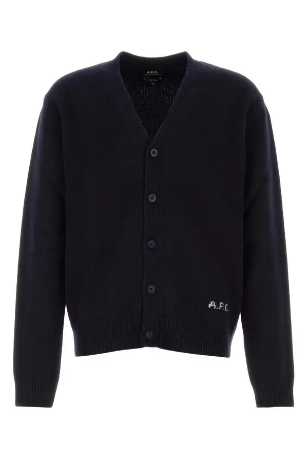 A.p.c. Midnight Wool Kevin Cardigan