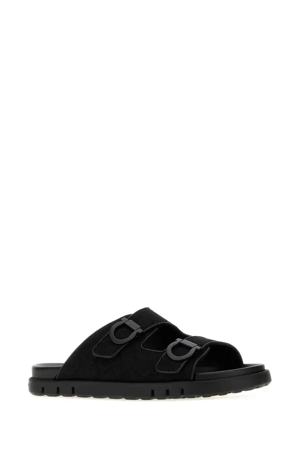 FERRAGAMO Jacquard Colly Slippers