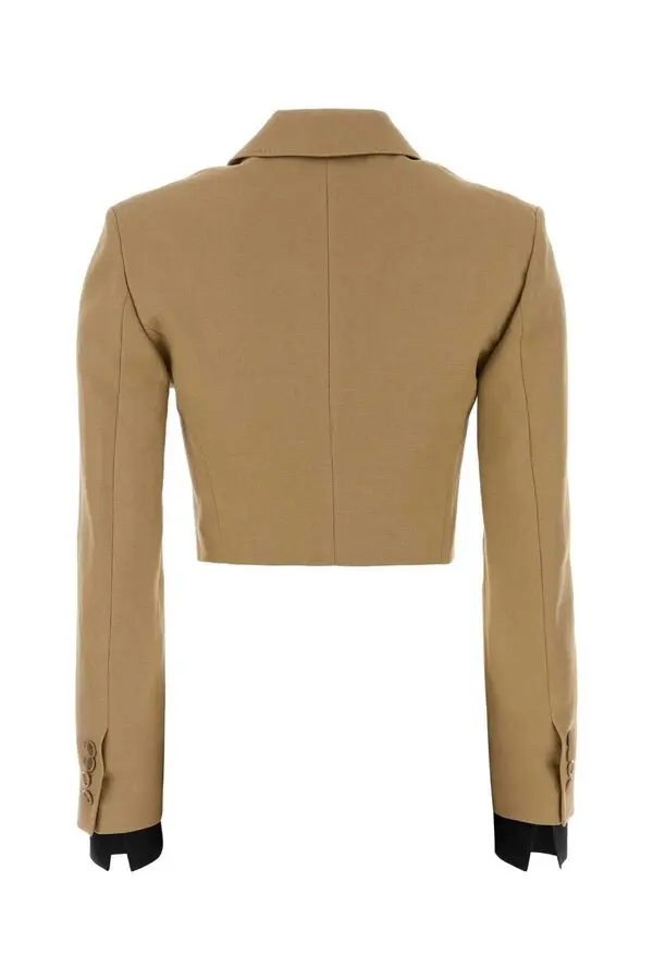 Max Mara Beige Linen Buono Blazer