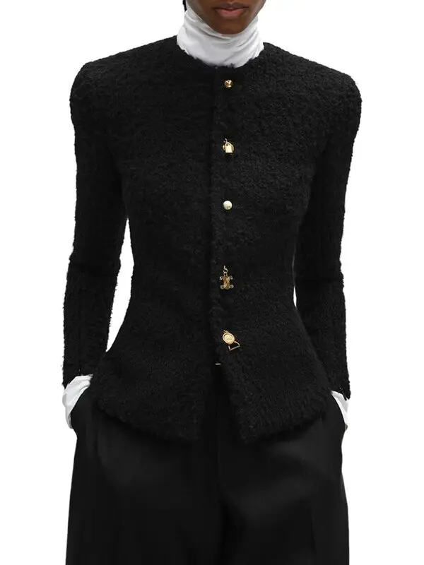 Celine Natté Cashmere And Wool Jacket