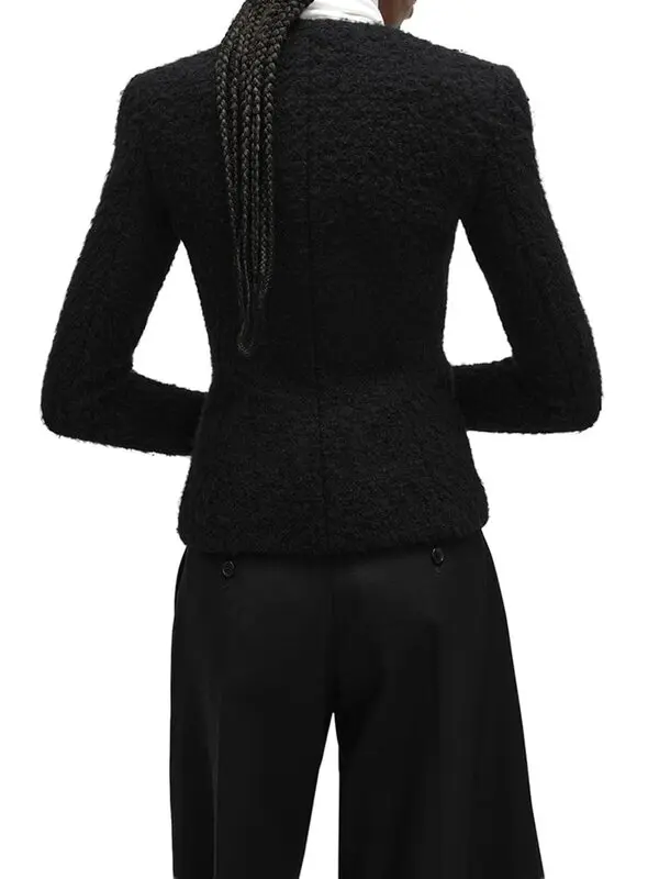 Celine Natté Cashmere And Wool Jacket