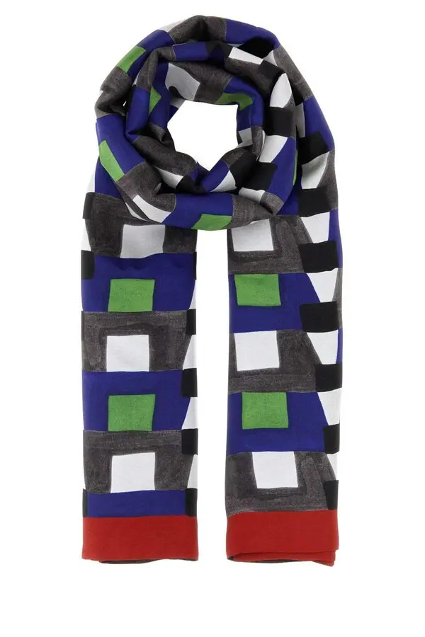 Miu Miu Printed Silk Foulard