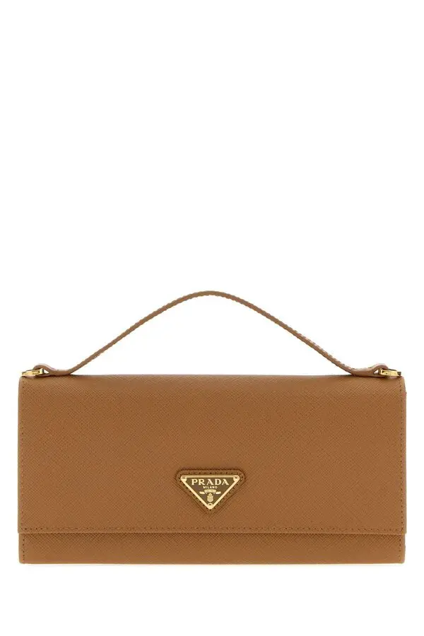 Prada Camel Leather Wallet