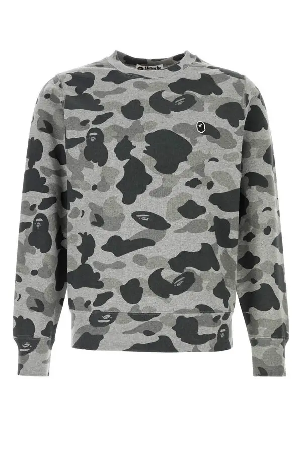 A BATHING APE Printed Cotton Sweatshirt - Multicolor