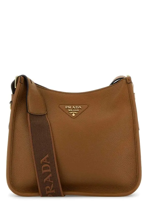 Prada Caramel Leather Shoulder Bag