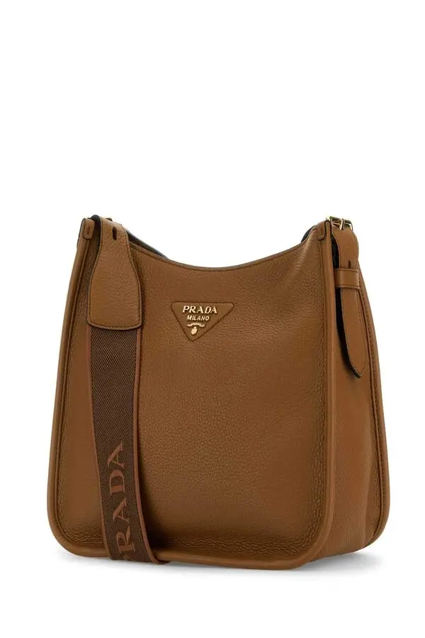 Prada Caramel Leather Shoulder Bag
