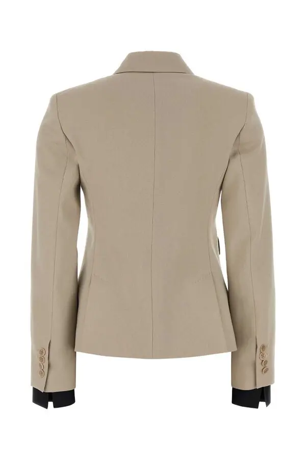 Max Mara Sand Wool Blend Placido Blazer