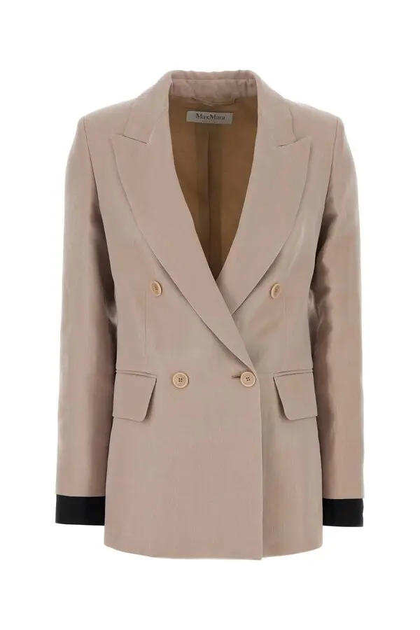 Max Mara Silk Feltro Blazer