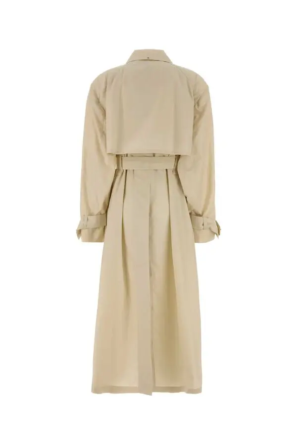 Sportmax Cupro Blend Trench Coat