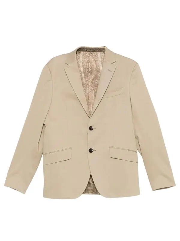 Etro Roma Single-breasted Cotton Blazer