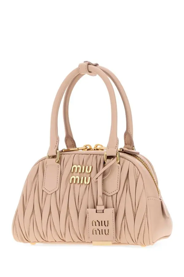 Miu Miu Nappa Leather Handbag - Pink