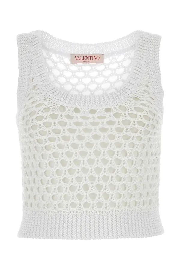 Valentino Garavani Knit Tank - White