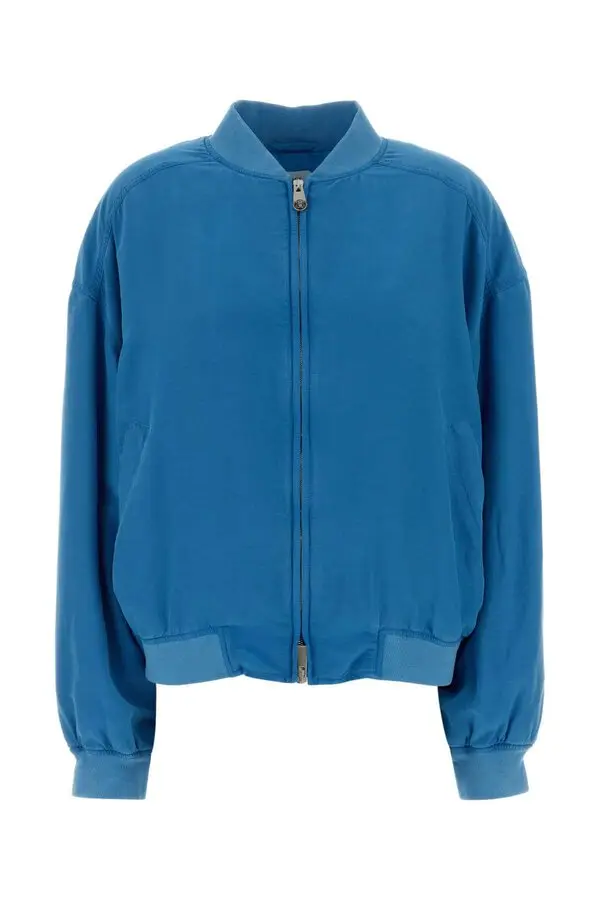 Versace Light- Poplin Jacket - Blue