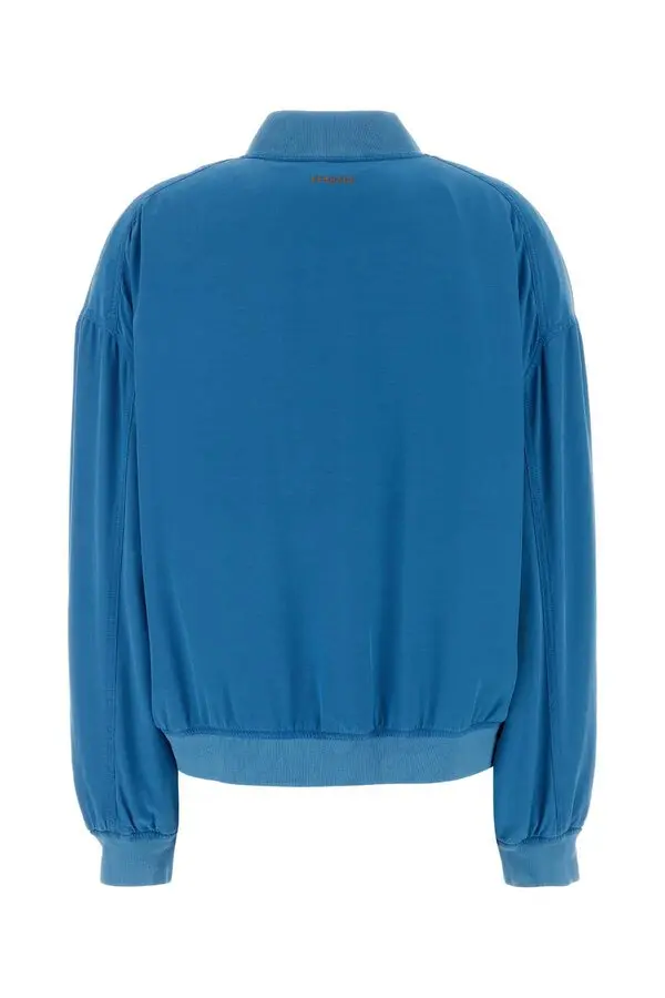 Versace Light- Poplin Jacket - Blue