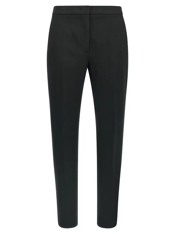 Max Mara Pegno Viscose Jersey Pants - Black