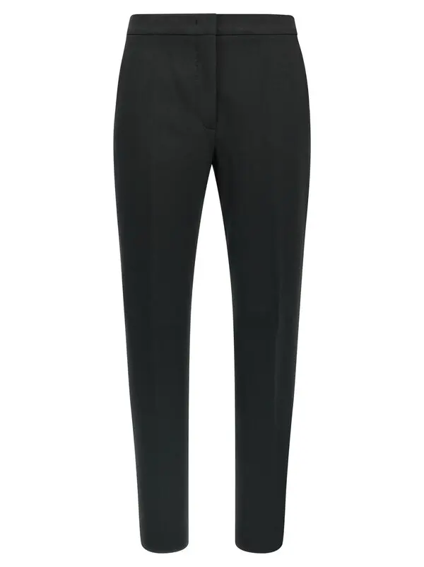 Max Mara Pegno Viscose Jersey Pants - Black