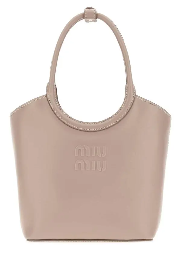 Miu Miu Dove Grey Leather Ivy Handbag