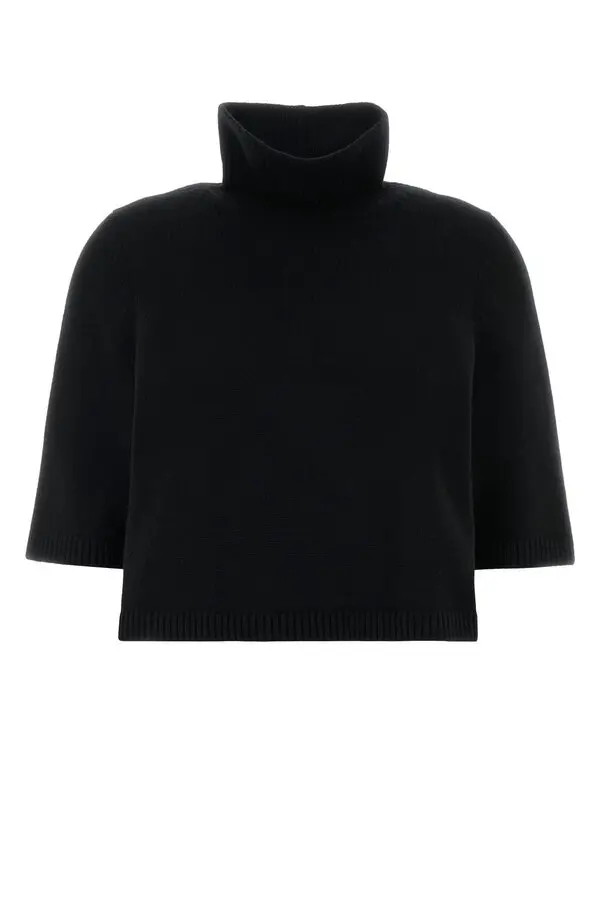 Alaïa Ivory Cashmere Blend Sweater
