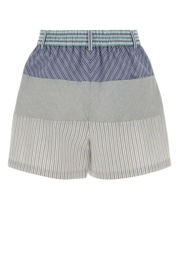 Moschino Embroidered Poplin Shorts