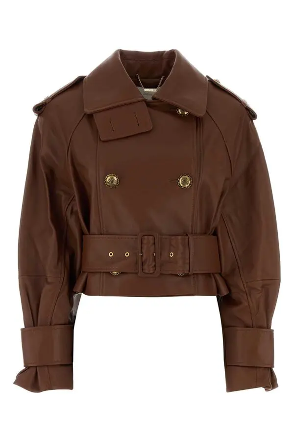 Zimmermann Leather Hypnotic Trench Coat