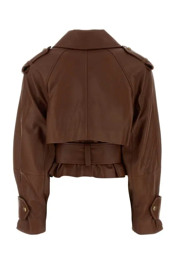 Zimmermann Leather Hypnotic Trench Coat