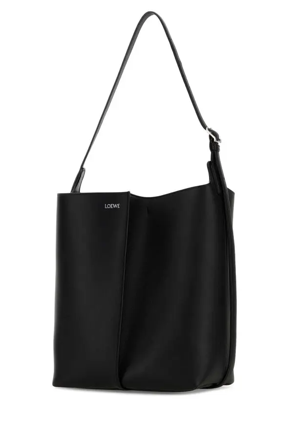Loewe Leather Large Bilbao Bucket Bag - Black