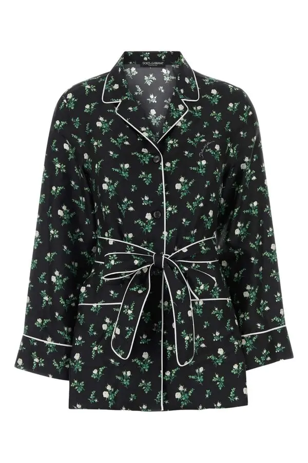 Dolce & Gabbana Floral Silk Twill Shirt - Multicolor