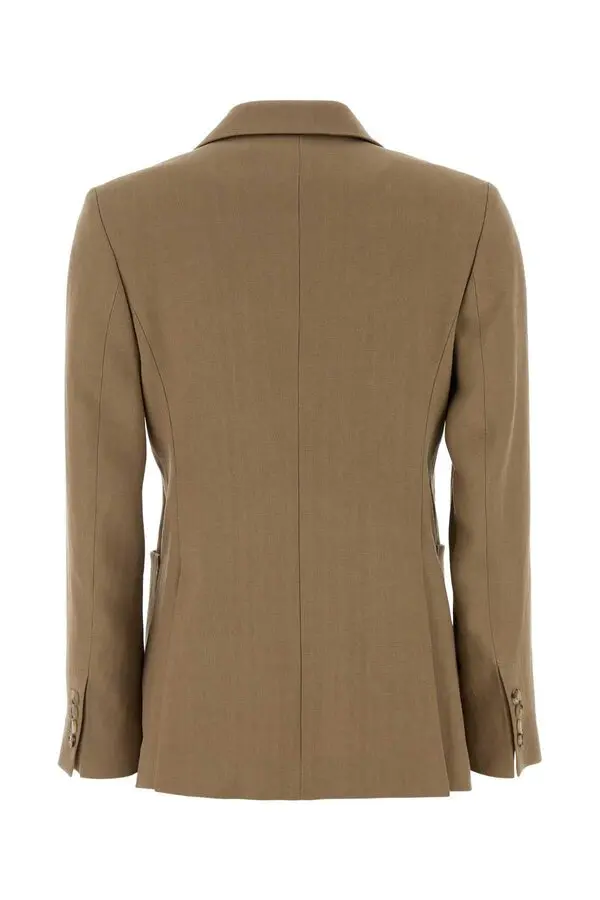 Max Mara Camel Hamp Gel Blazer
