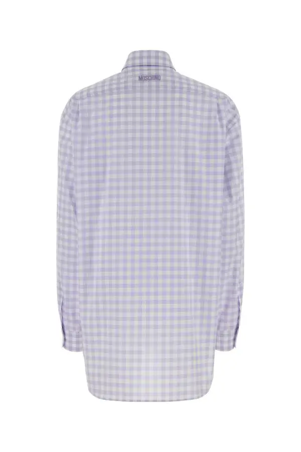 Moschino Embroidered Poplin Oversize Shirt