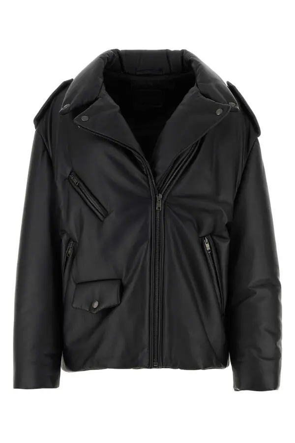 Prada Nappa Leather Padded Jacket