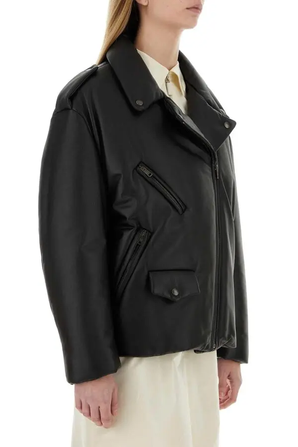 Prada Nappa Leather Padded Jacket