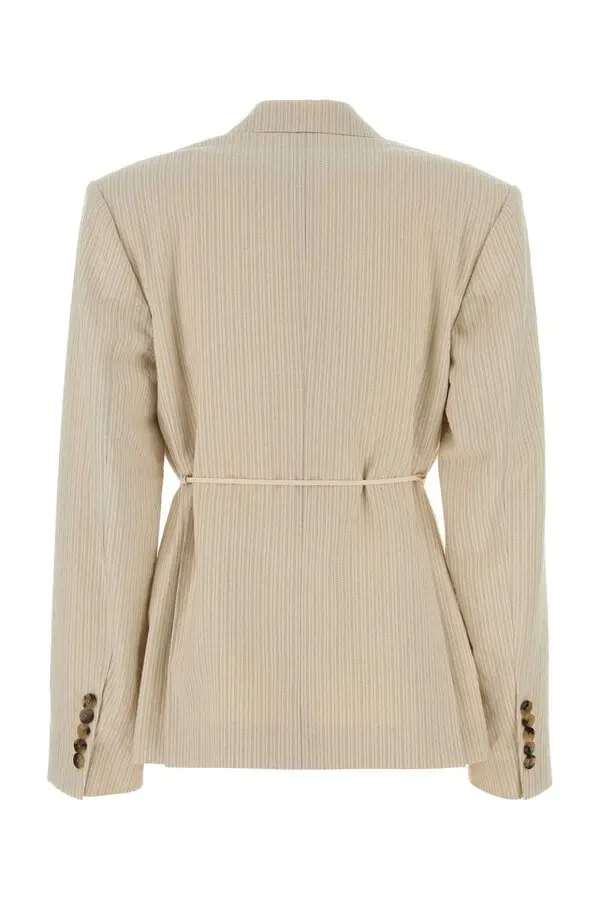 Dries Van Noten Embroidered Cotton Blend Blazer