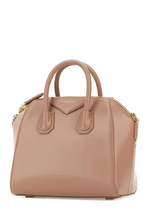 Givenchy Powder Leather Mini Antigona Handbag - Pink