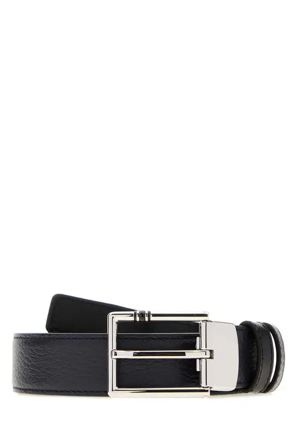 Montblanc Midnight Leather Reversible Belt