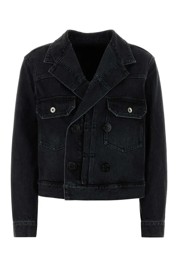 Sacai Cotton Denim Jacket - Black