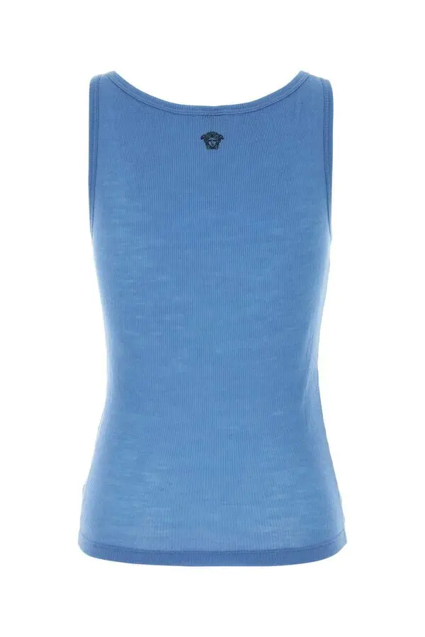 Versace Wool Tank Top - Blue