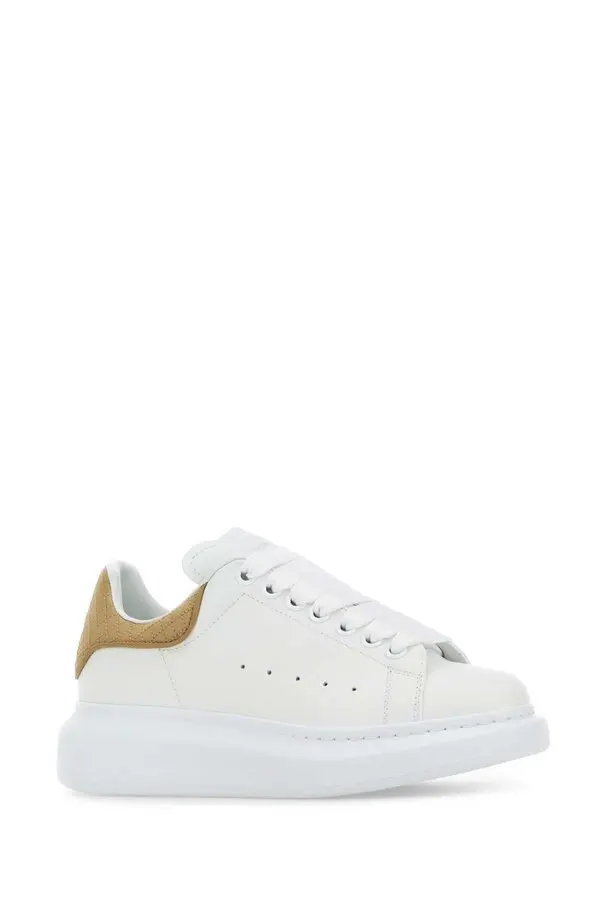 Alexander McQueen Leather Sneakers - White
