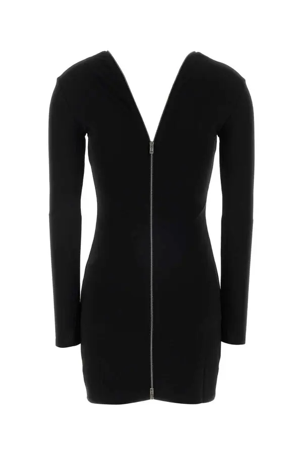 Alexander Wang Stretch Viscose Mini Dress - Black