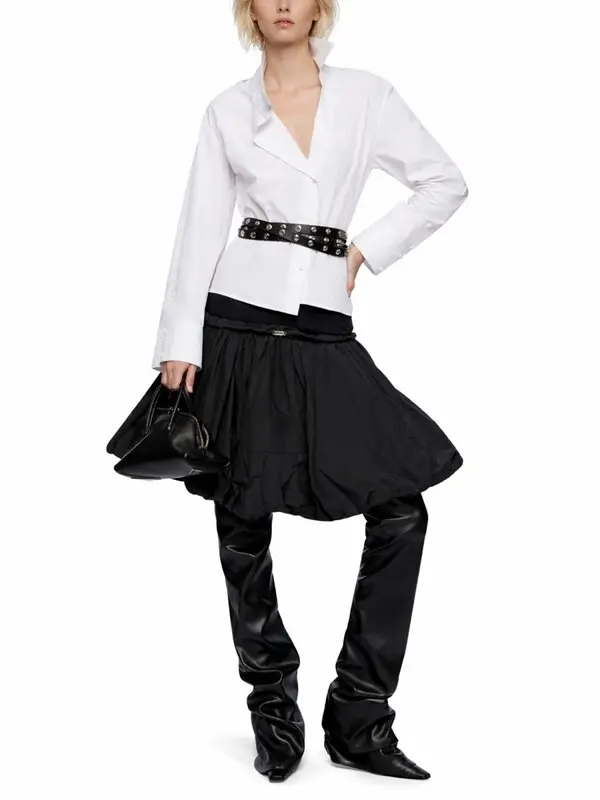 Attico Asymmetrical Shirt - White