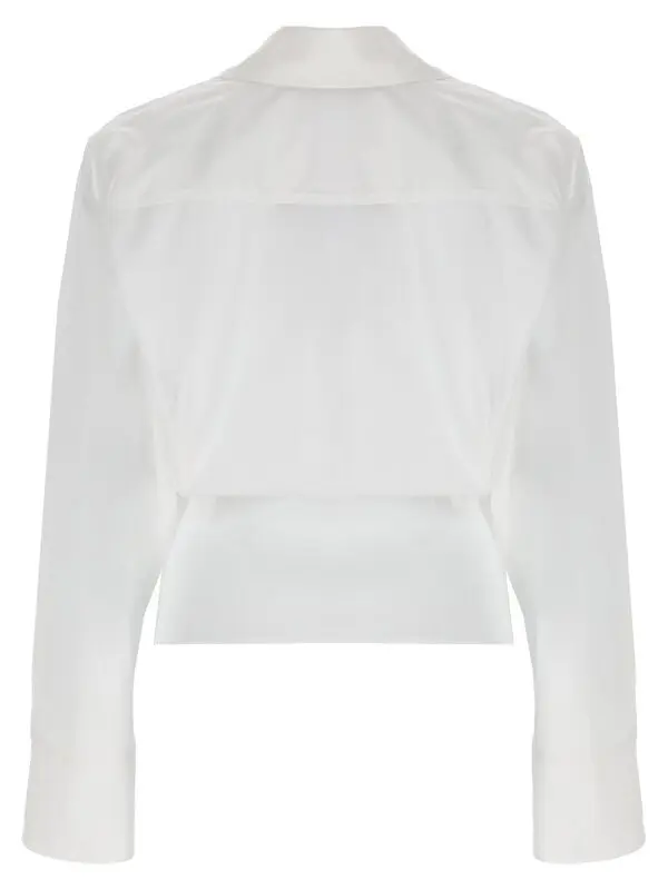 Attico Asymmetrical Shirt - White
