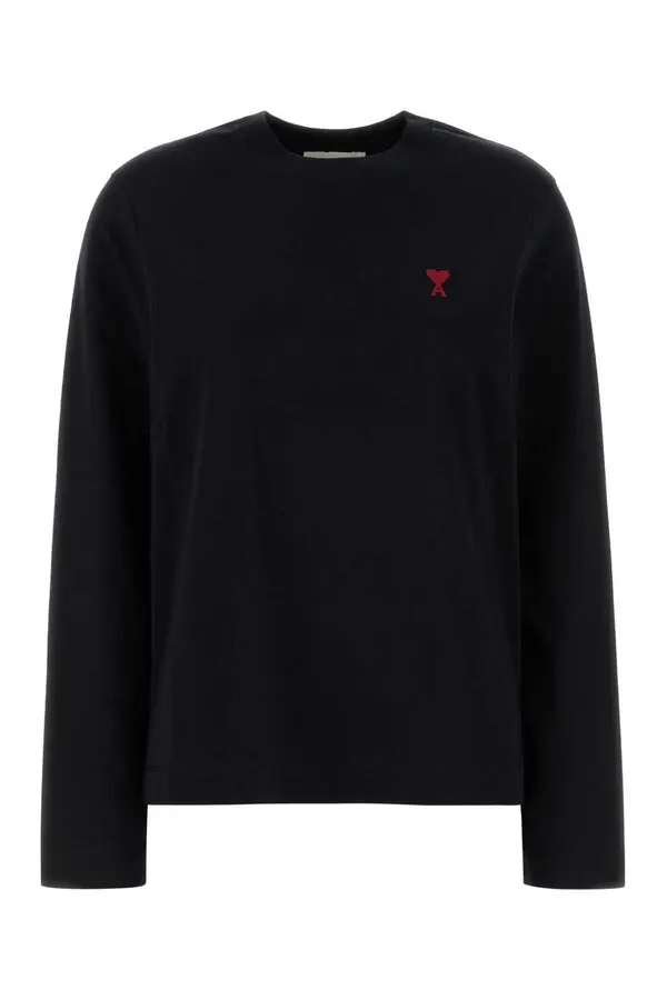 AMI Paris Cotton T-shirt - Black