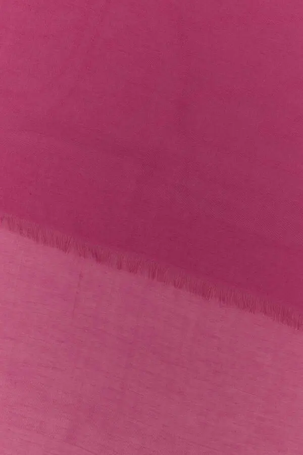 Max Mara Fuchsia Cotton Blend Aeremi Scarf